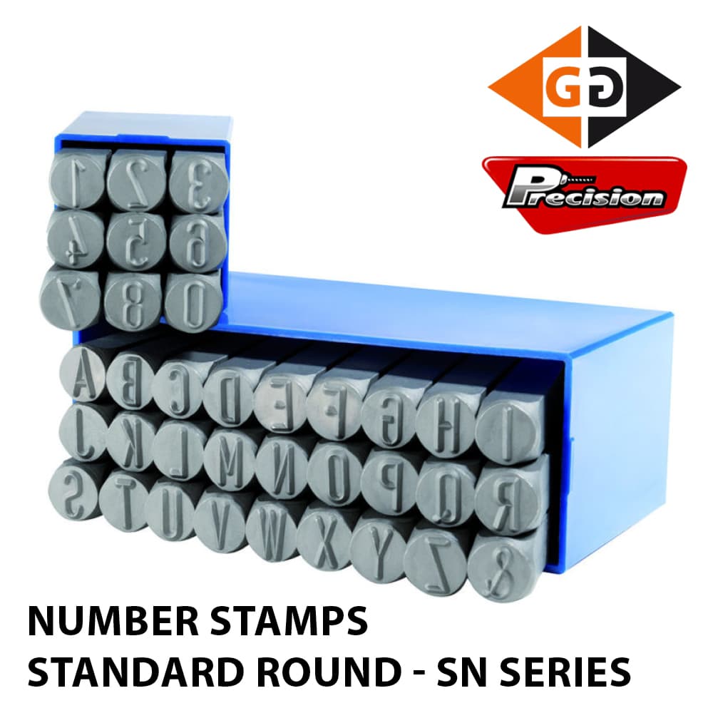 1 - Standard Stamps - 9 Piece Number Sets | Precision Speciality Tooling