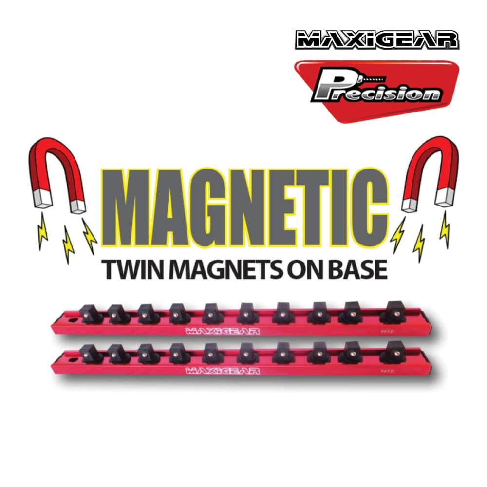 Maxigear Magnetic Socket Rails | Precision Speciality Tooling